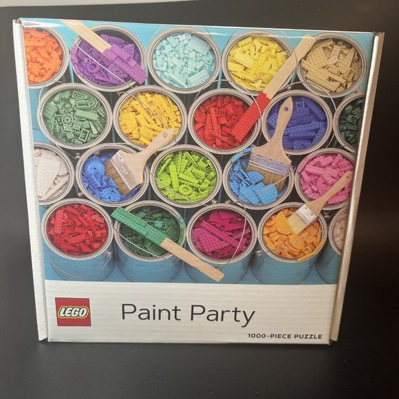 Chronicle Books | Toys | Lego Paint Party 00 Pc Puzzle New Sealed ...